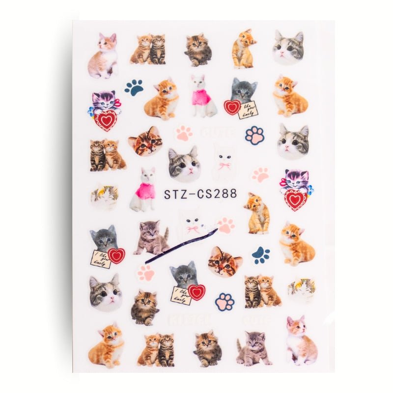 Cat Stickers - For Nails – Hey Beautiful